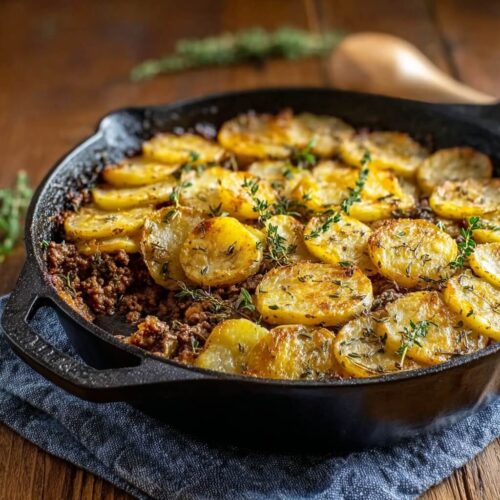 Beef and Potato Bake – Easy, Cheesy & Family-Approved 1