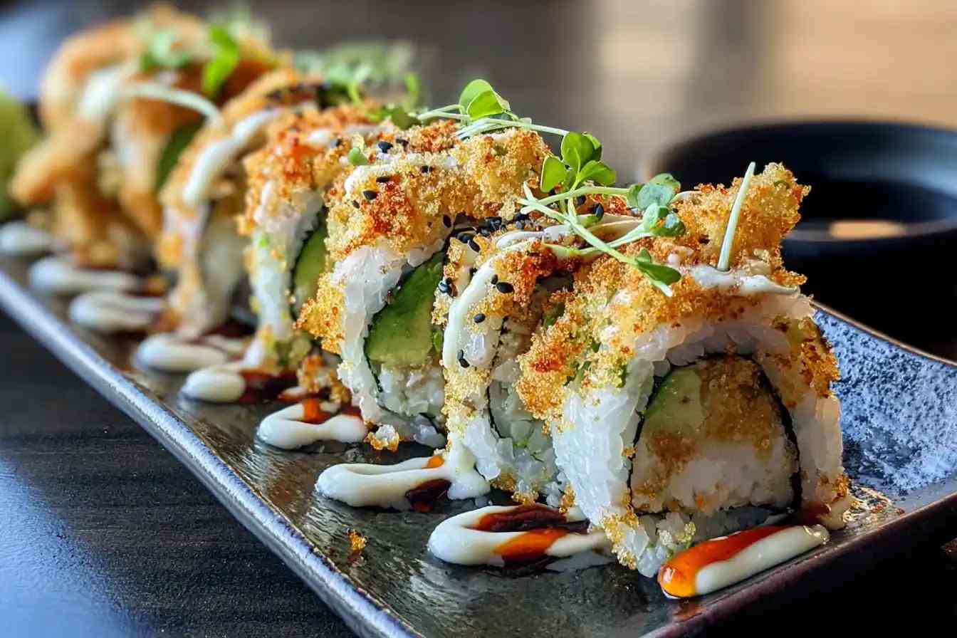 California Crunch Roll Sushi | Easy Crispy & Flavorful Roll