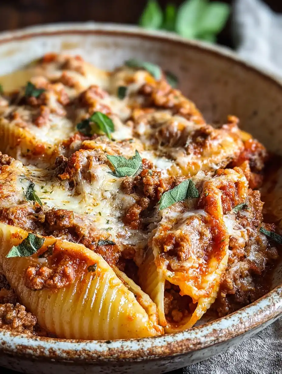 Lasagna Stuffed Shells | Cheesy, Easy Family Dinner